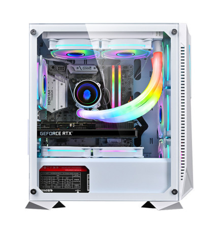 Gaming Kućište CS076 White RGB FRONT PANEL